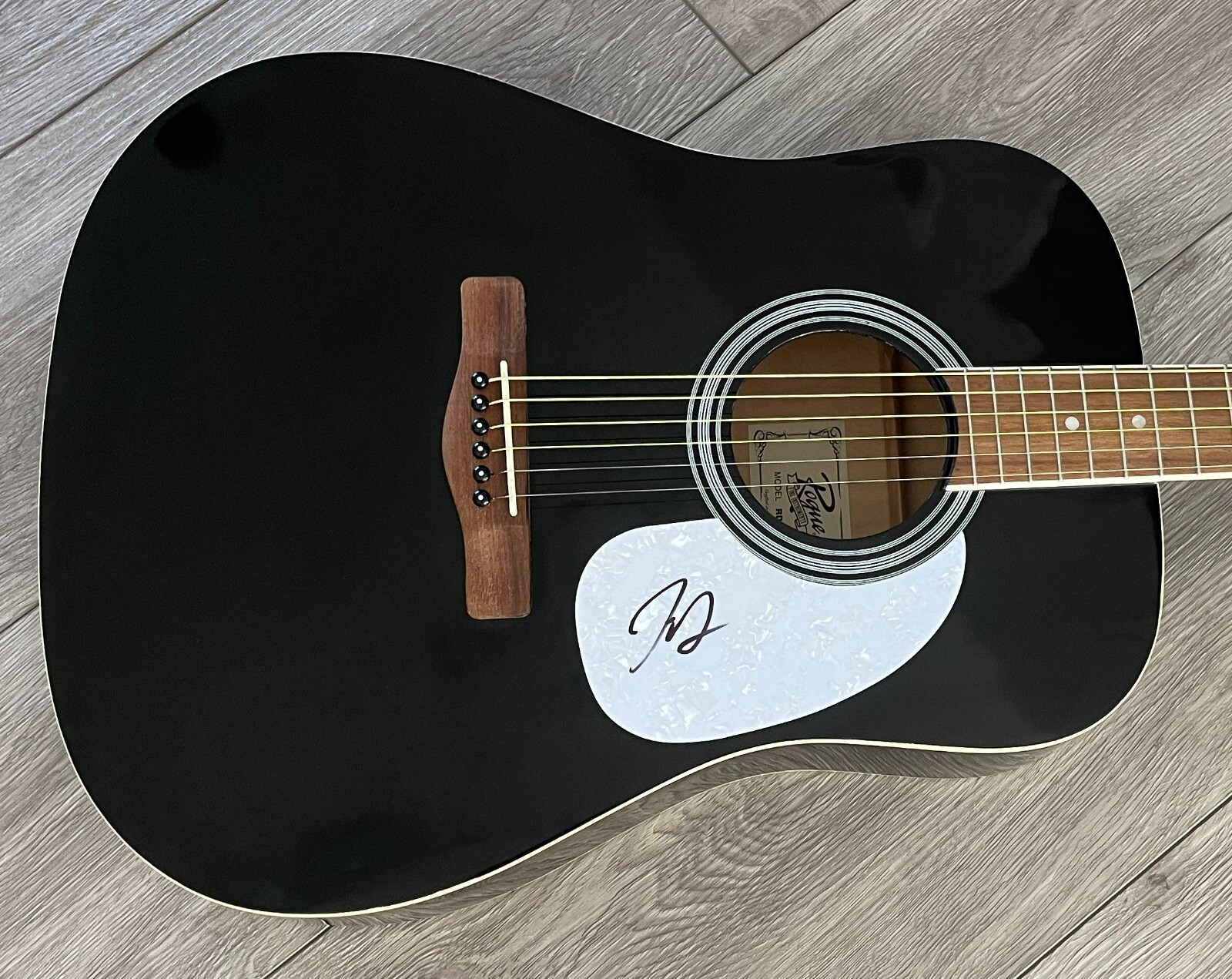 JIMMIE ALLEN SIGNED AUTOGRAPH 41" FULL SIZE ACOUSTIC GUITAR w/PROOF ...