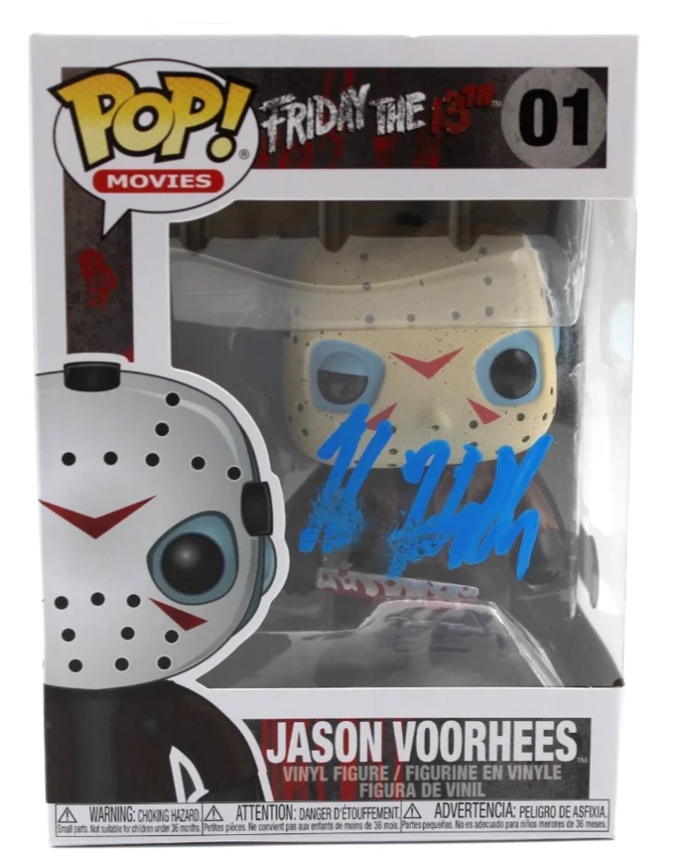Kane Hodder Signed Friday the 13th Jason Funko Pop 01 w/Beckett COA ...