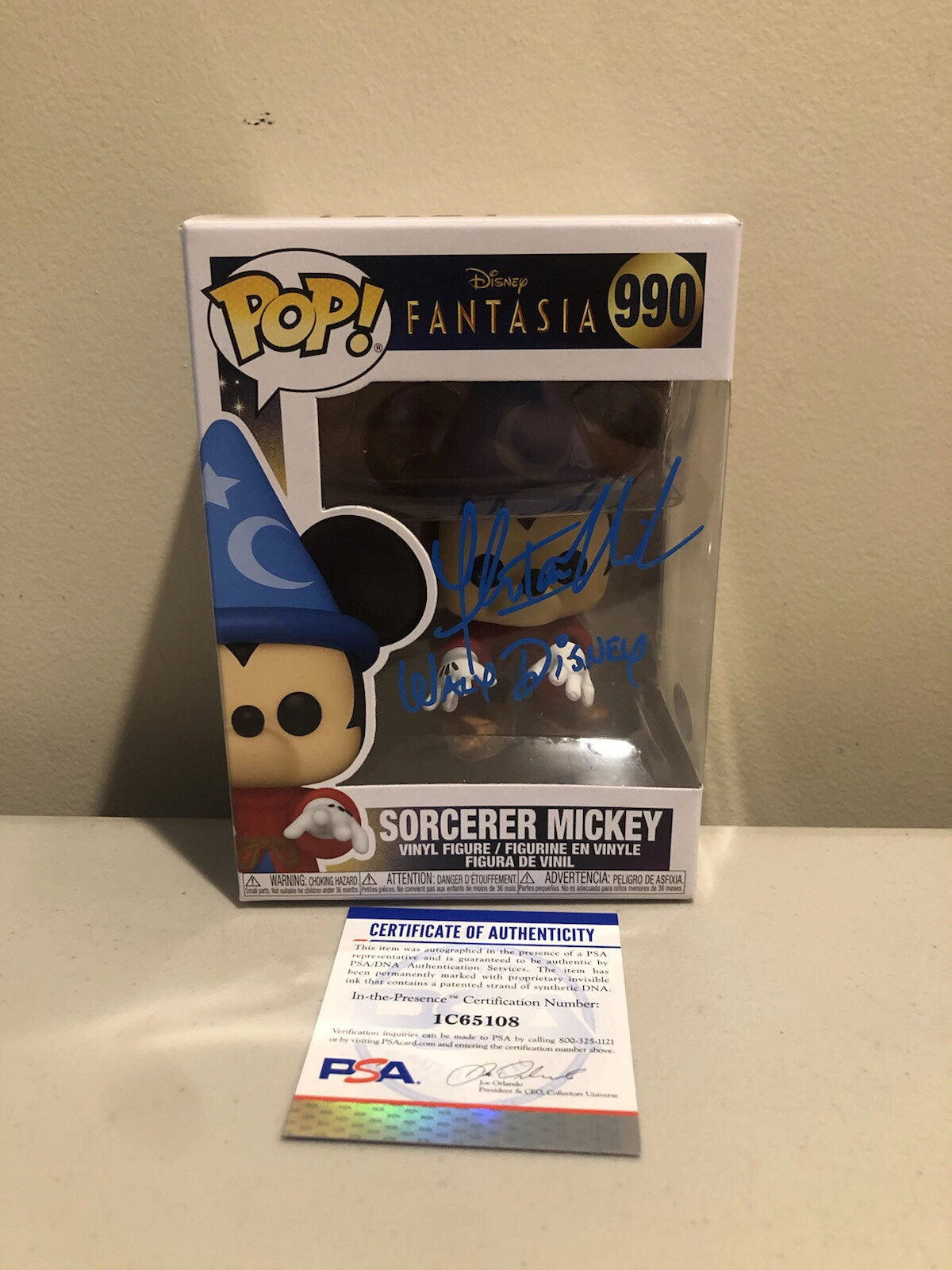 THOMAS IAN NICHOLAS SIGNED AUTOGRAPH DISNEY MICKEY MOUSE FUNKO POP PSA ...