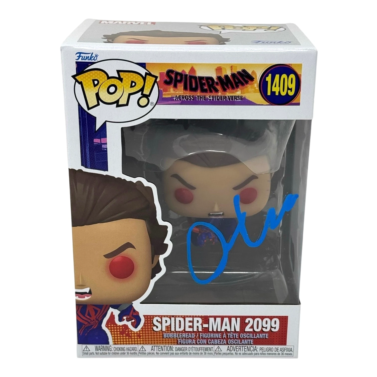 Oscar Isaac Signed Spider-Man 2099 Funko Pop Across The Spider-Verse ...