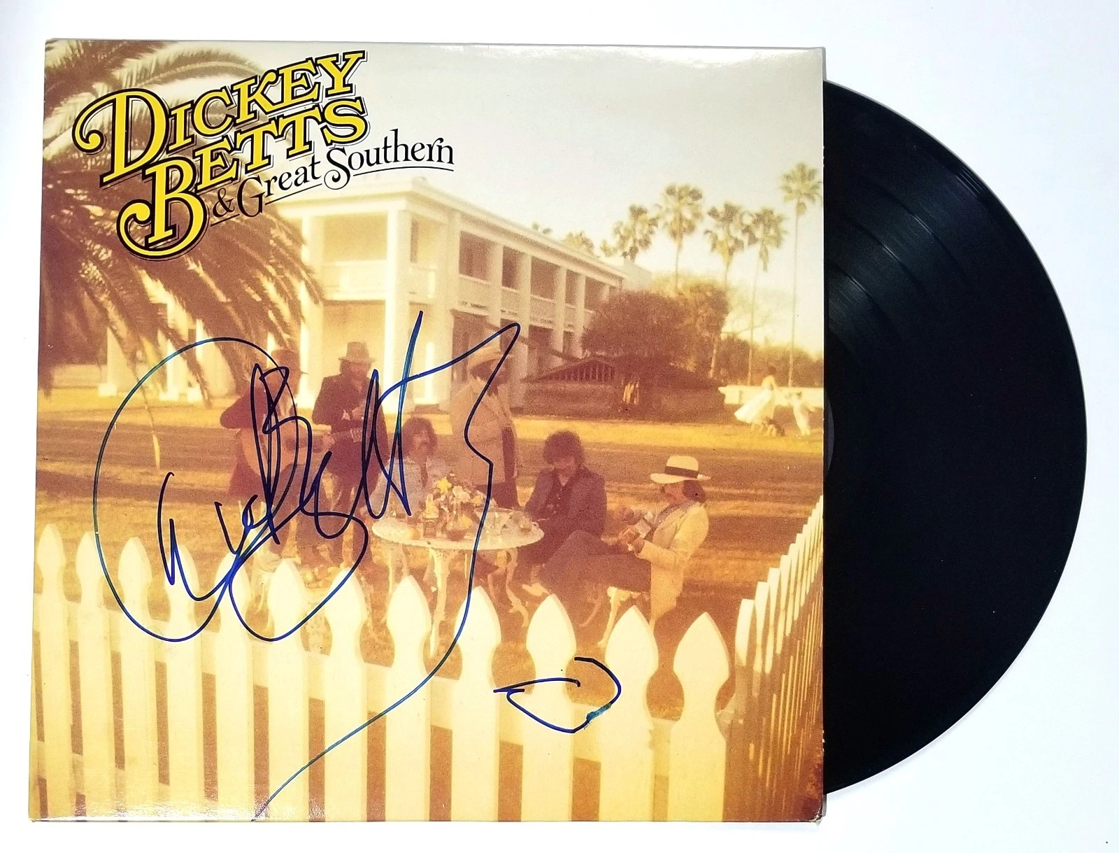 Dickey Betts REAL SIGNED Great Southern Vinyl Record JSA COA Allman ...