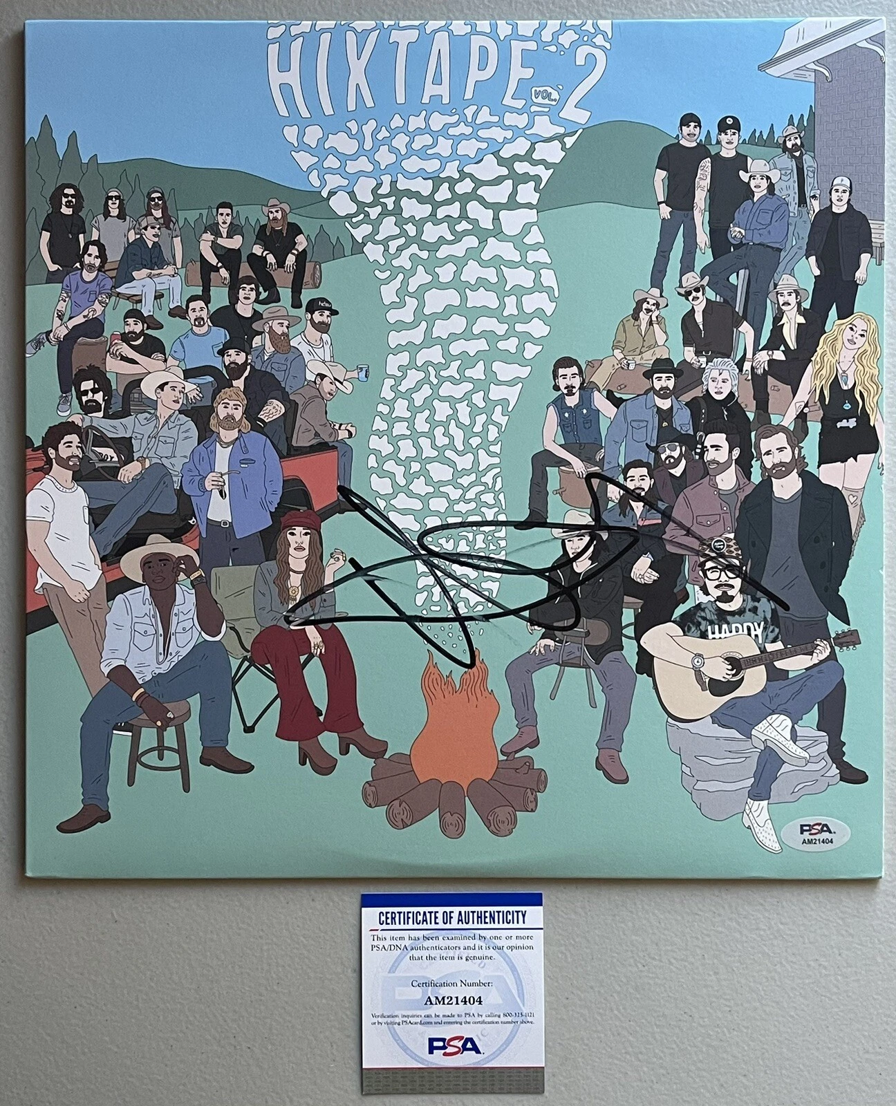 Hardy Signed Autographed HIXTAPE 2 Vinyl Album PSA/DNA | Autographia