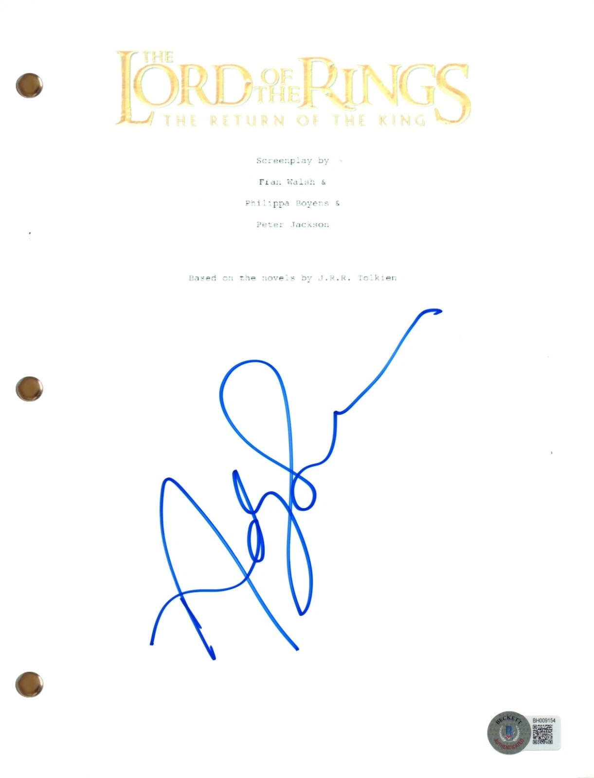 Andy Serkis Signed Autograph Lord of The Rings Return of the King ...