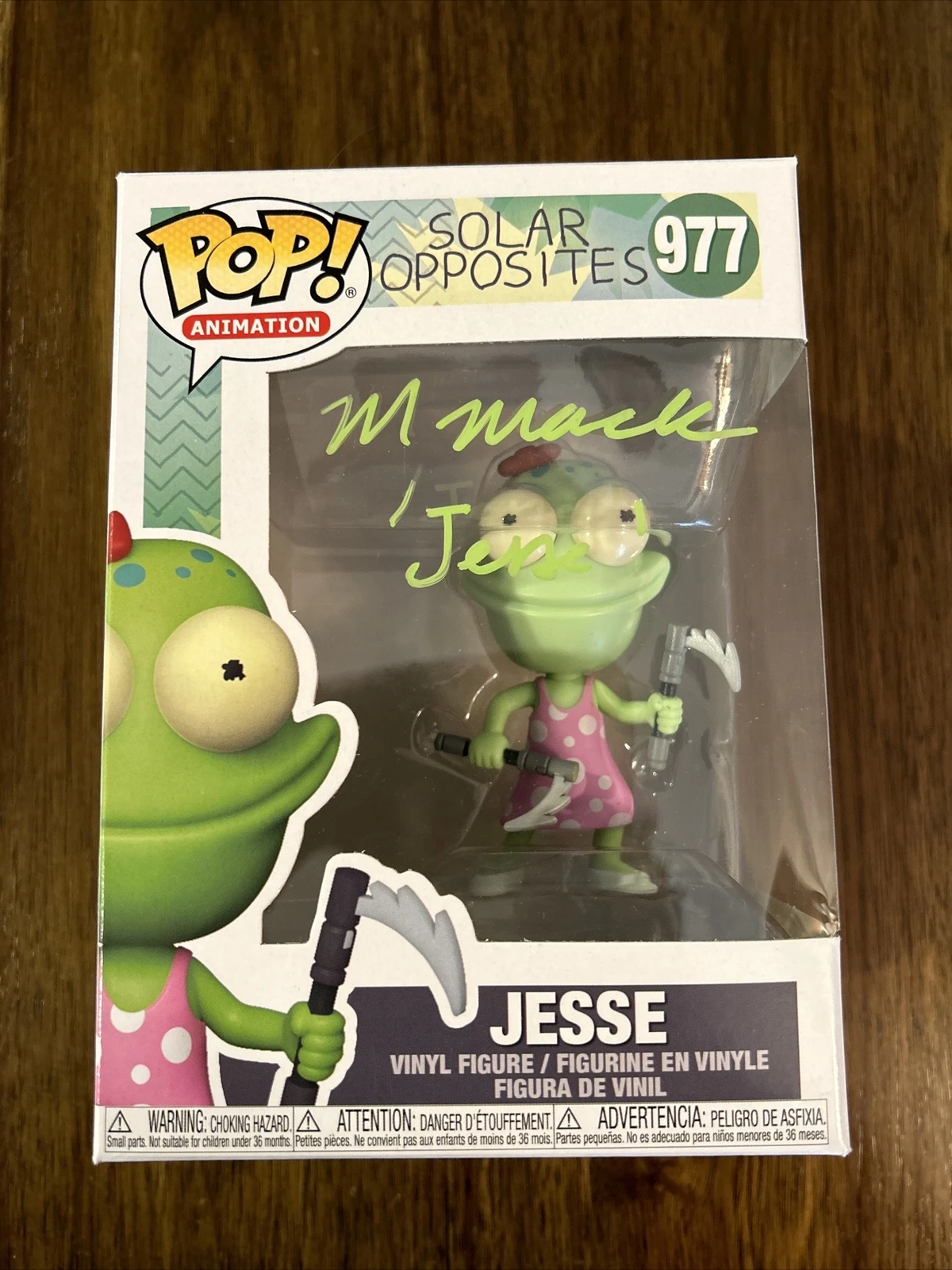 Mary Mack signed autographed funko pop Solar Opposites Star “Jesse ...