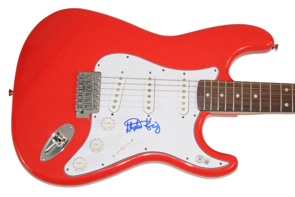 Stephen King Signed Autograph Electric Guitar - Carrie The Shining ...
