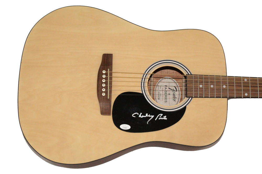 Charley Pride Signed Autograph Fender Acoustic Guitar - Country Music w ...