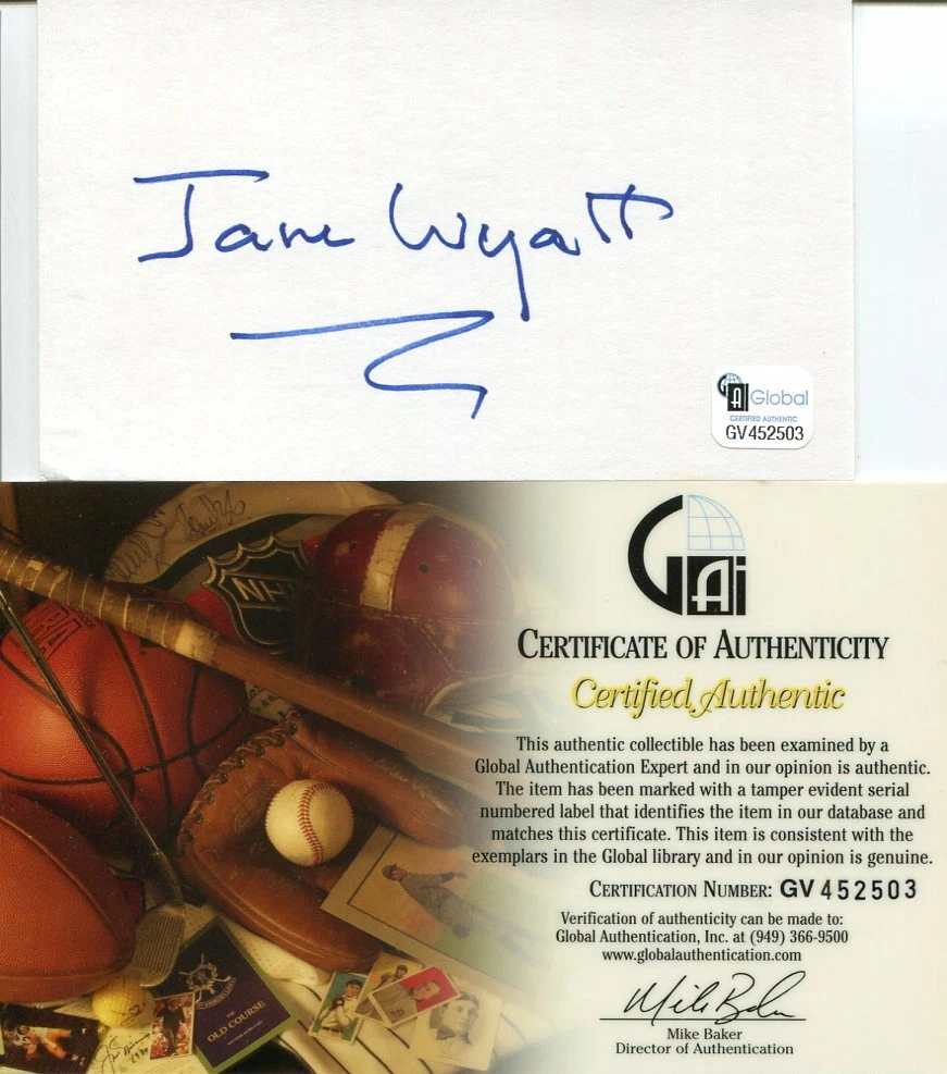Jane Wyatt Star Trek Lost Horizon Father Knows Best Signed Autograph ...