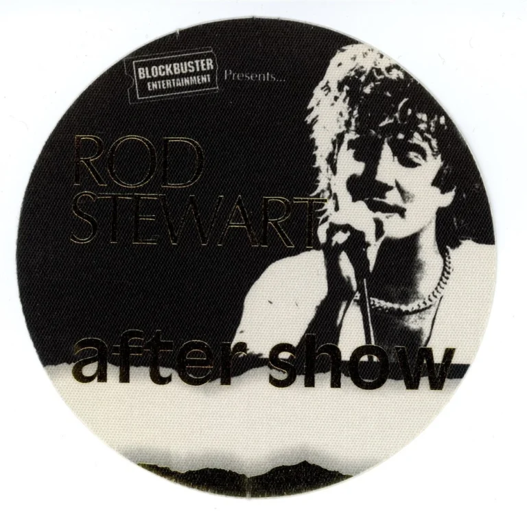 Rod Stewart 1994 A Night to Remember Concert Tour After Show Backstage ...