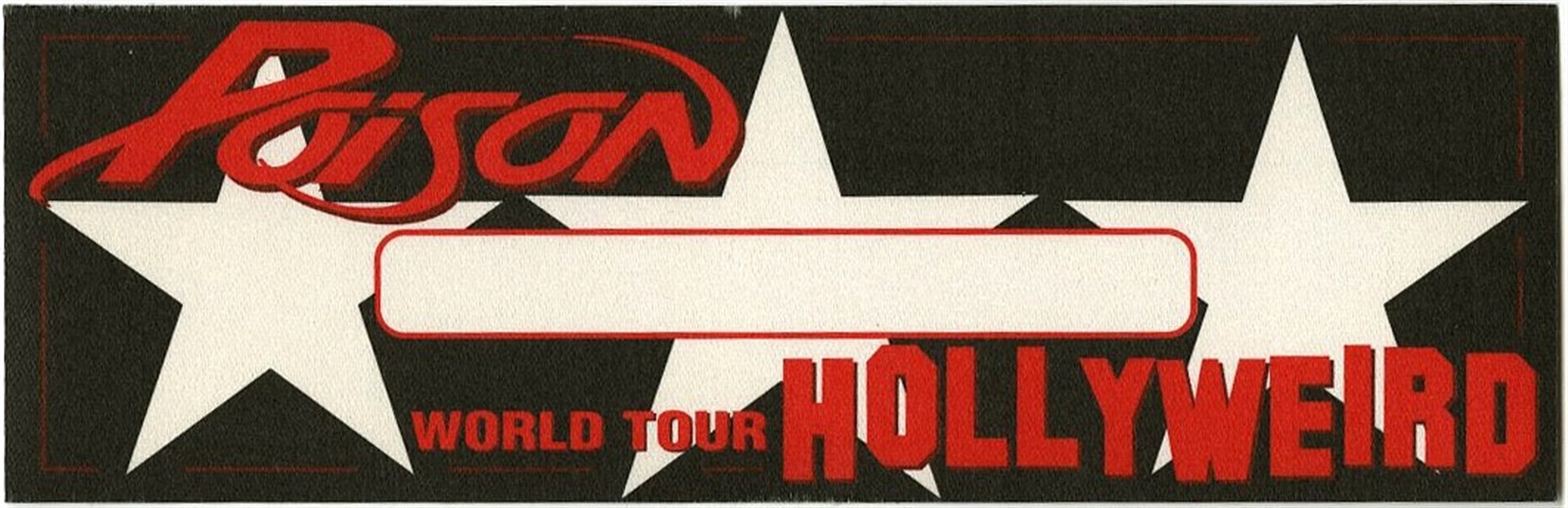 Poison 2002 Hollyweird Concert Tour Media Backstage Pass | Autographia