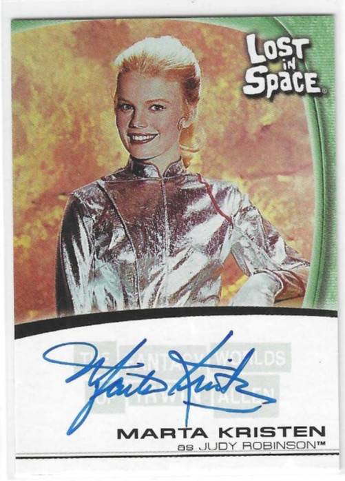 Marta Kristen 2003 Fantasy World Lost In Space Autograph Auto Card A7 ...
